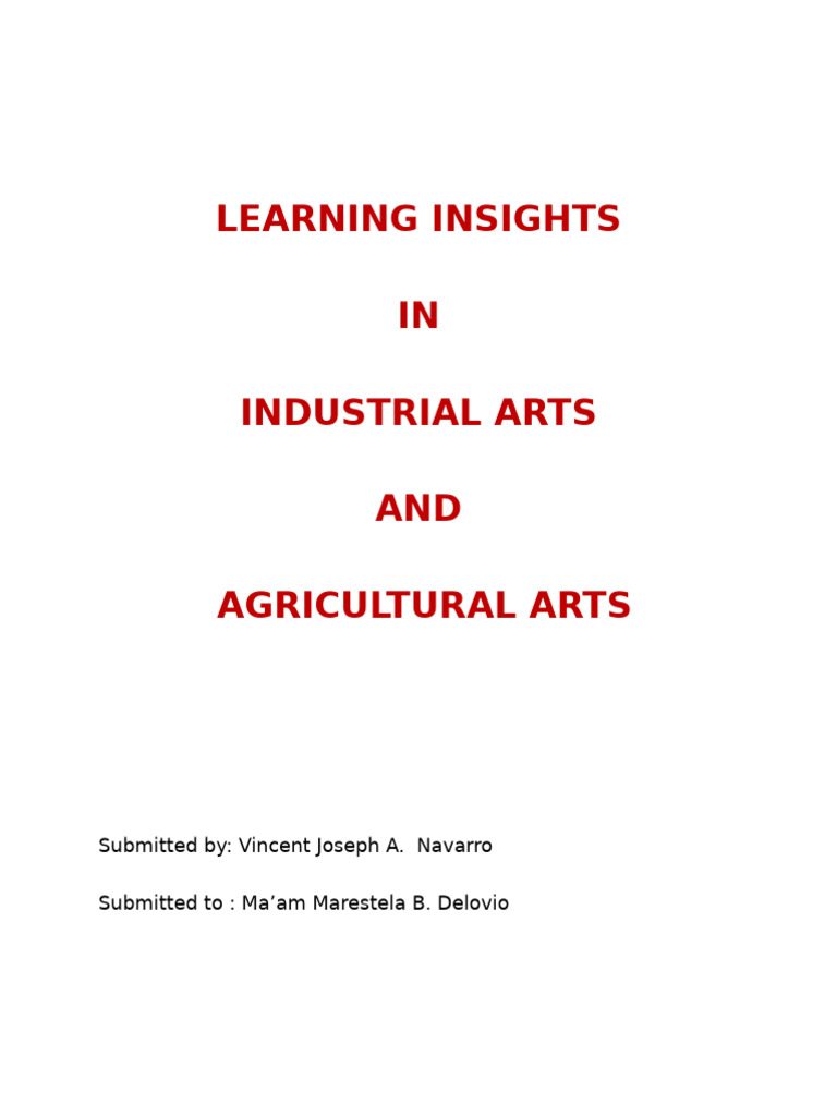 My Learning Insights Pdf Agriculture Hydroponics