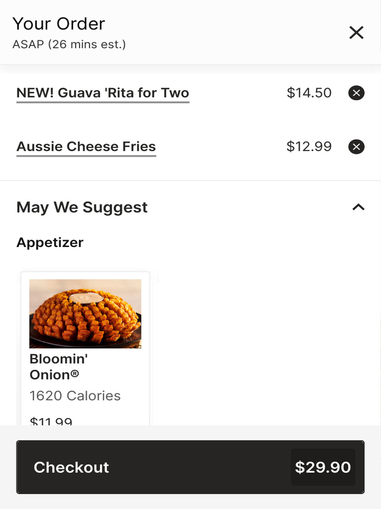 Outback Steakhouse - Aussie Cheese Fries - Order Online | PDF