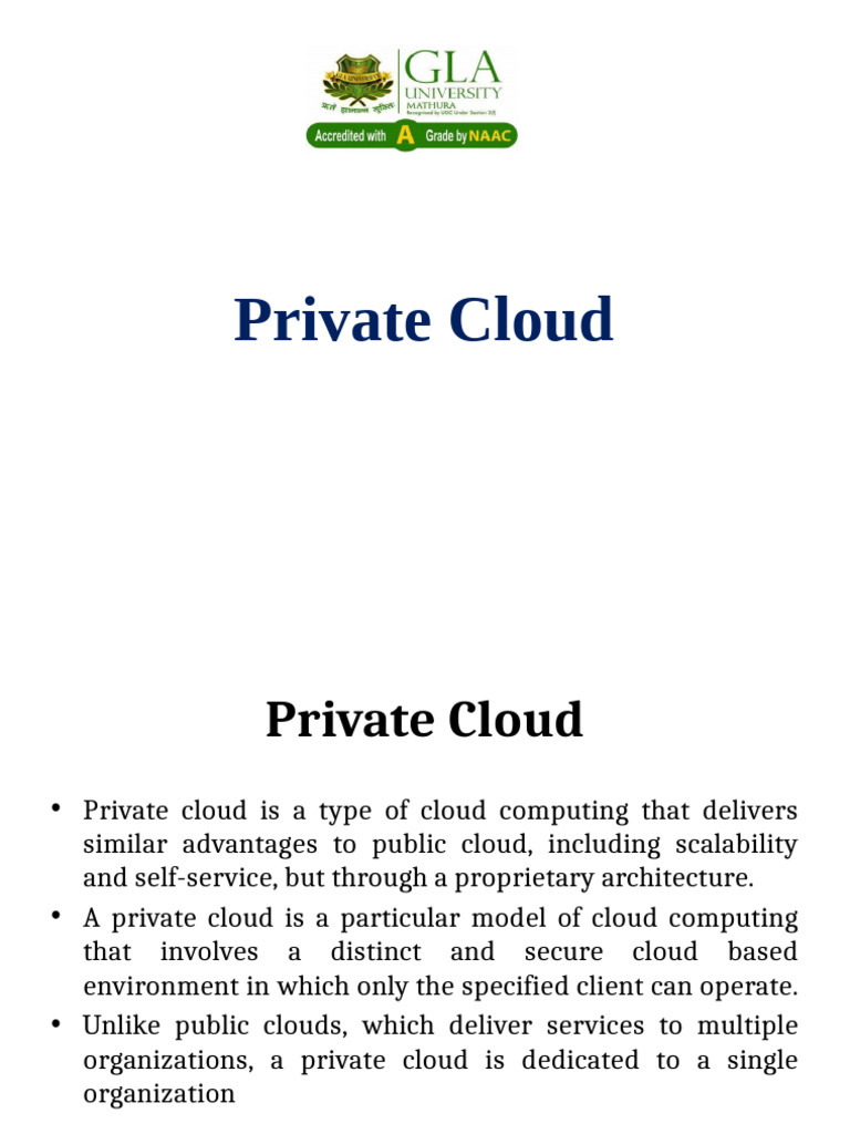 Cloud Computing Lecture 5 | PDF | Cloud Computing | Service Oriented ...
