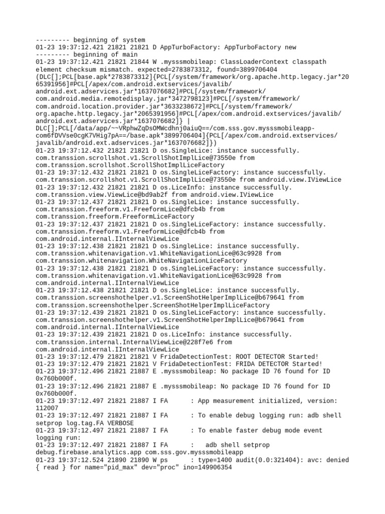Sss Log 01 23 2025 19 37 12 | PDF | Software Engineering | System Software