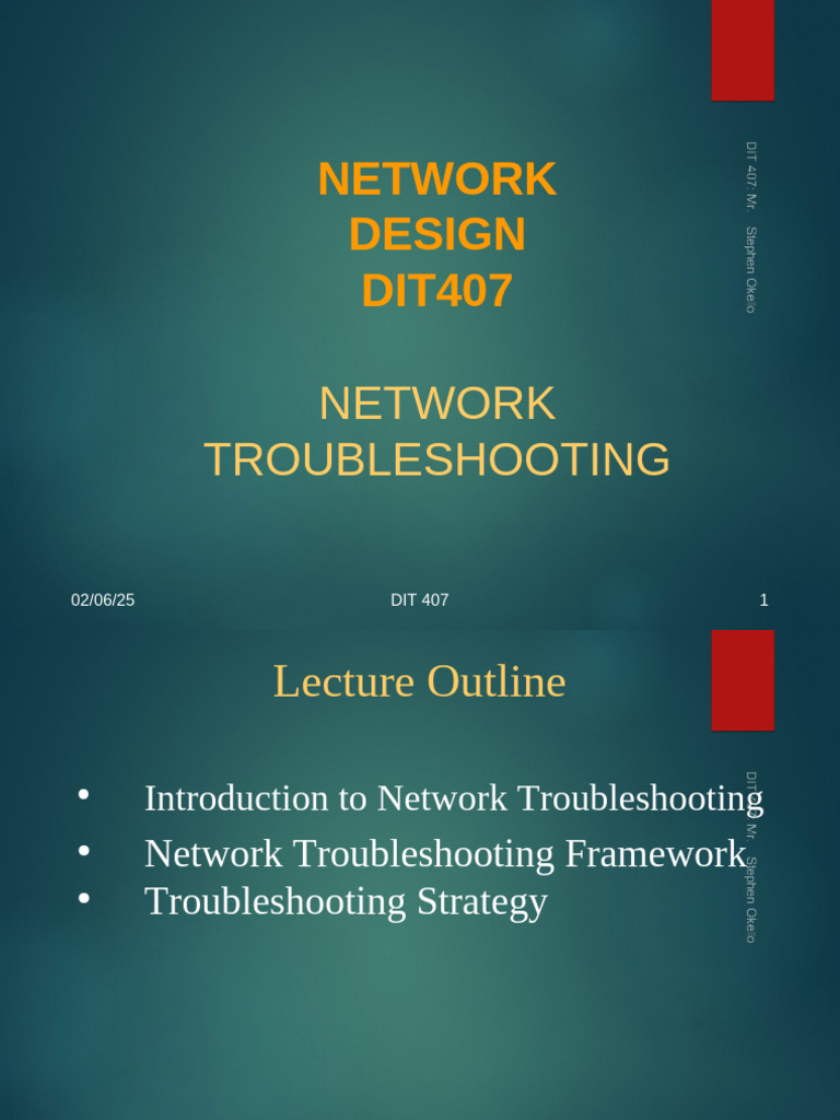 Network Troubleshooting Strategies Guide | PDF | Computer Network ...