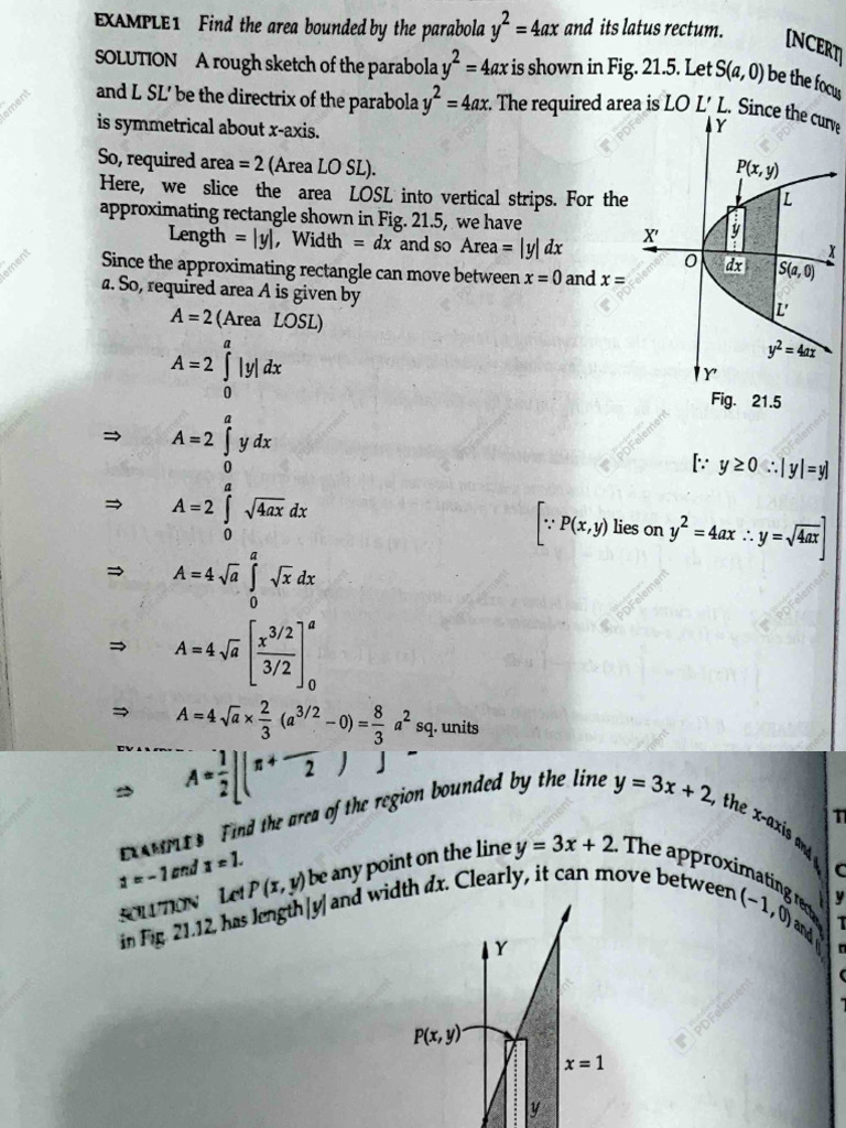 Application of Integrals | PDF