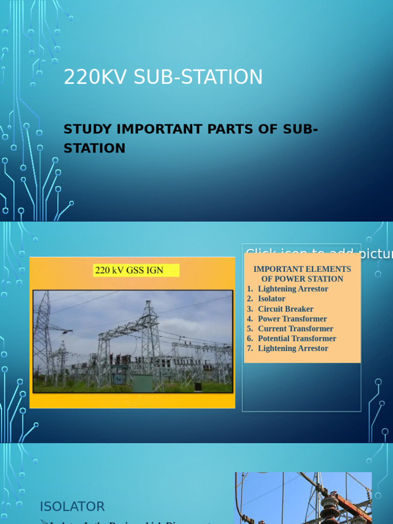 Key Components of 220kV Substation | PDF