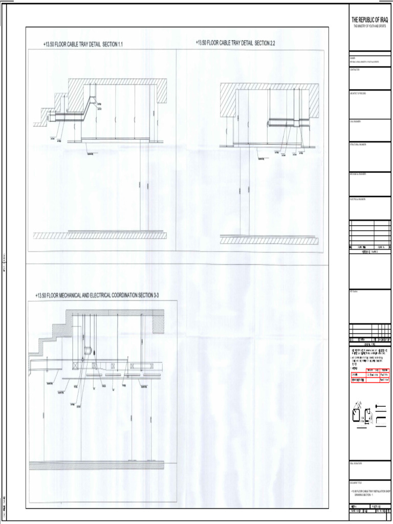 +13.50 Floor Cable Tray Installation Shop | PDF