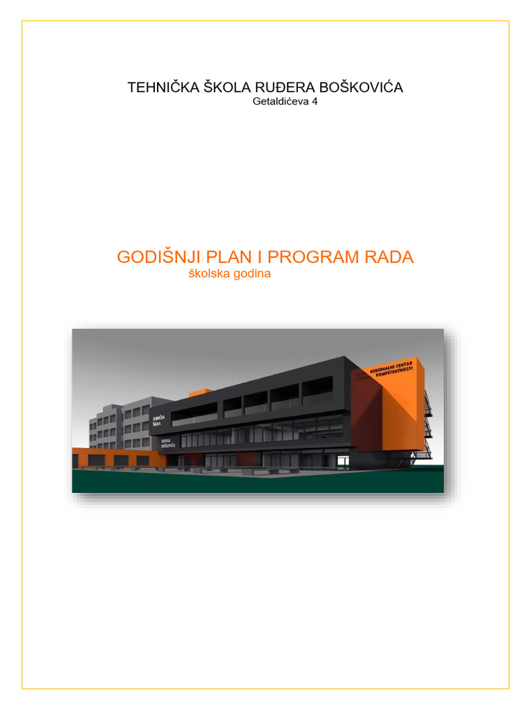 Godišnji Plan I Program Rada - Školska Godina 2024 2025 | PDF