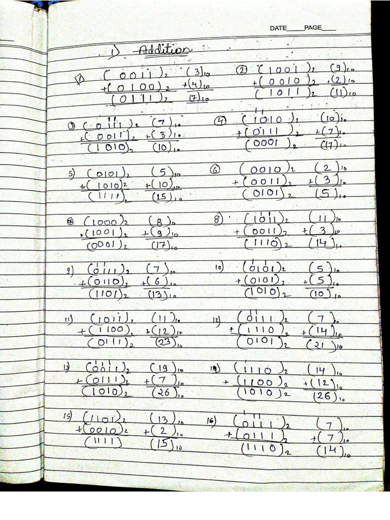 Binary Multiplication & Division | PDF