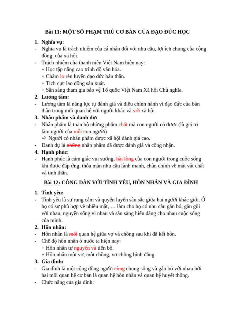 TỰ LUẬN CUỐI KÌ GDCD HKII | PDF