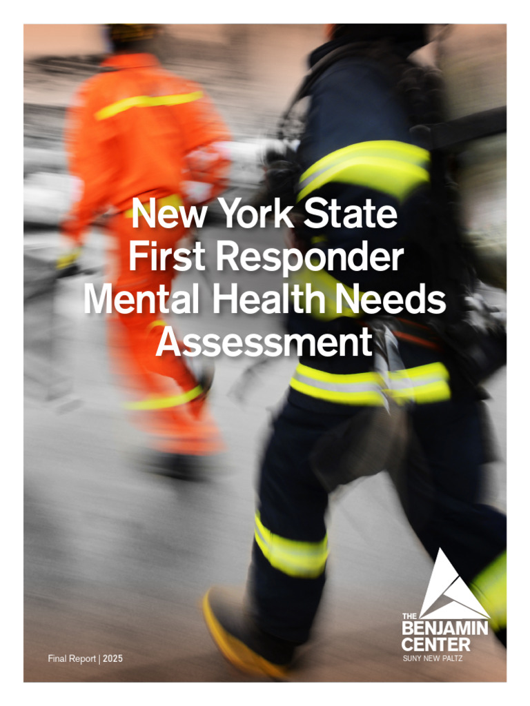 First Responder MHNA Final Report | PDF | Mental Health | Stress (Biology)