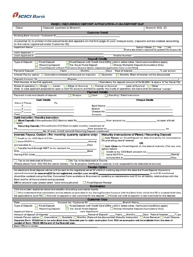 Bank Forms Project | PDF