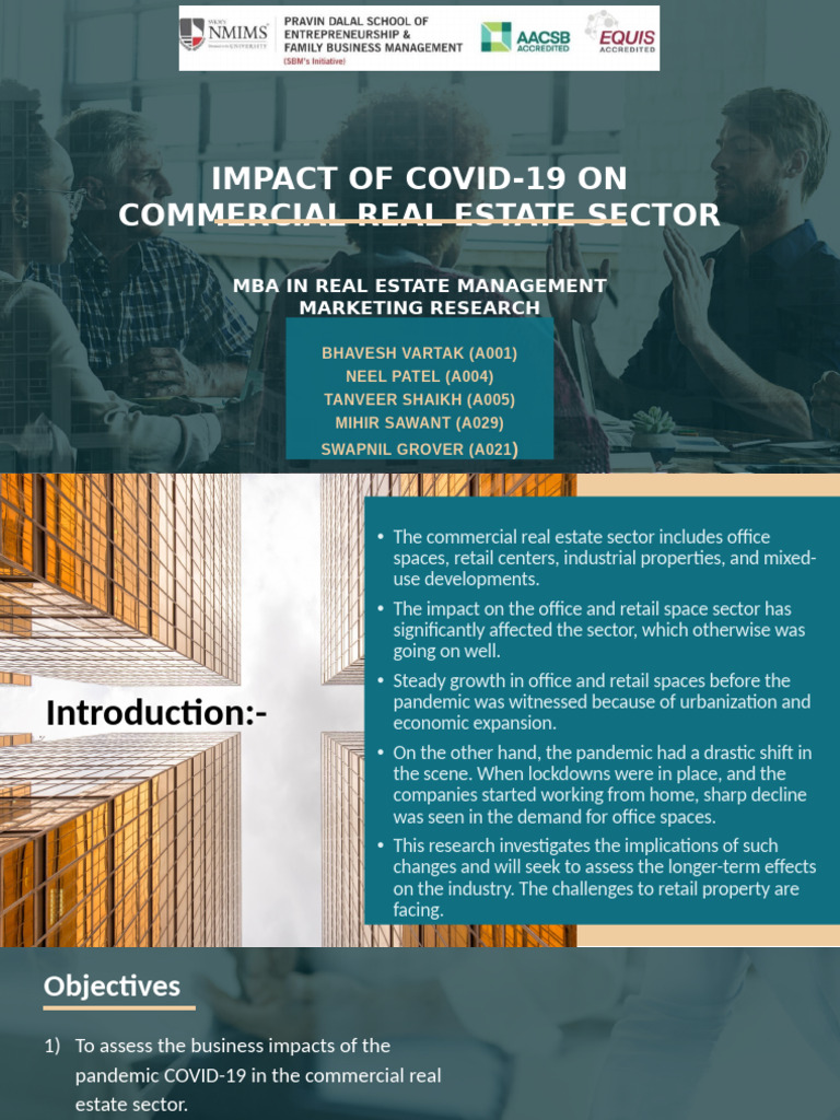 Impact of Covid-19 On Commercial Real Estate Sector (1) Final 2 | PDF ...