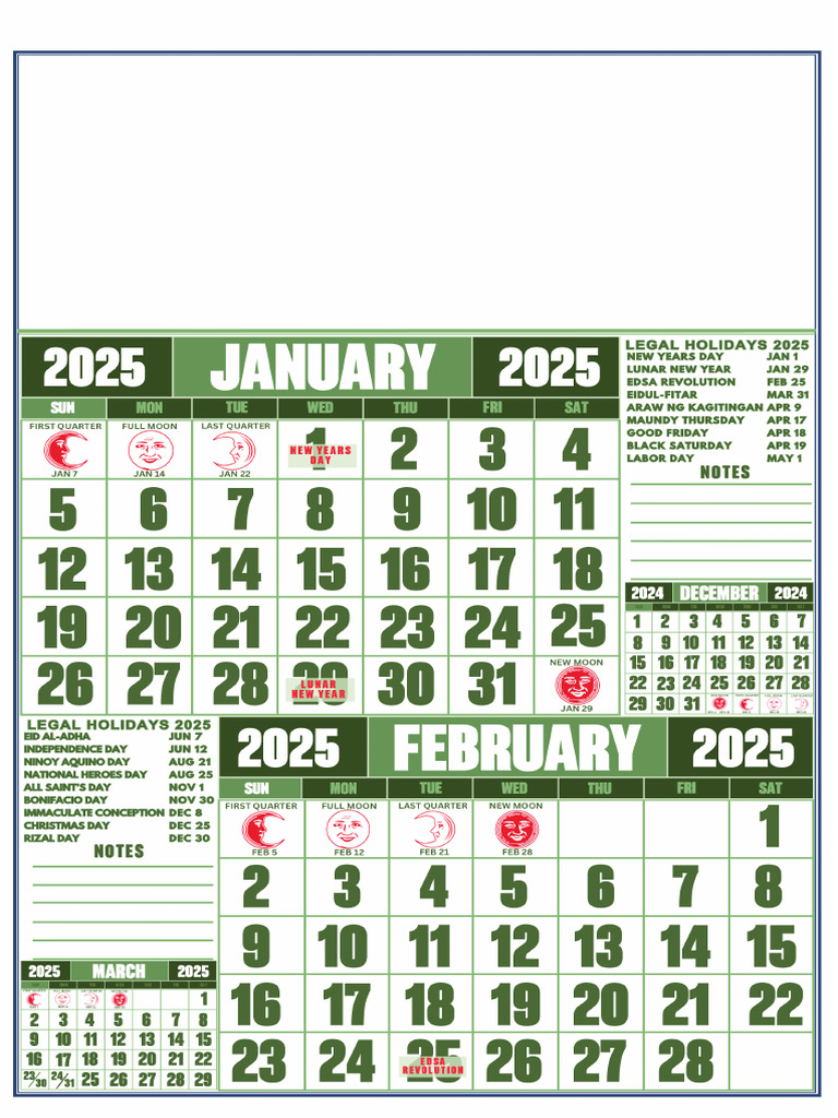 FREE! 2025 Calendar - Pixie | PDF