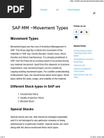 Movement Types SAP Community | PDF | Business