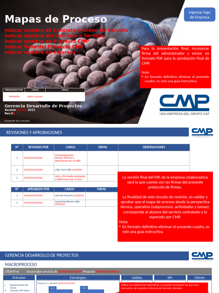 Guía para Mapas de Proceso CMP | PDF | Business