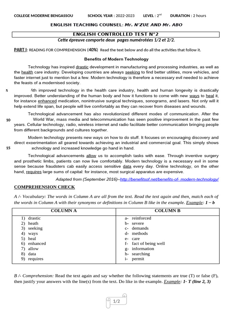 2ND Ac Dev Surv 27 01 23 Unite 3-1 | PDF