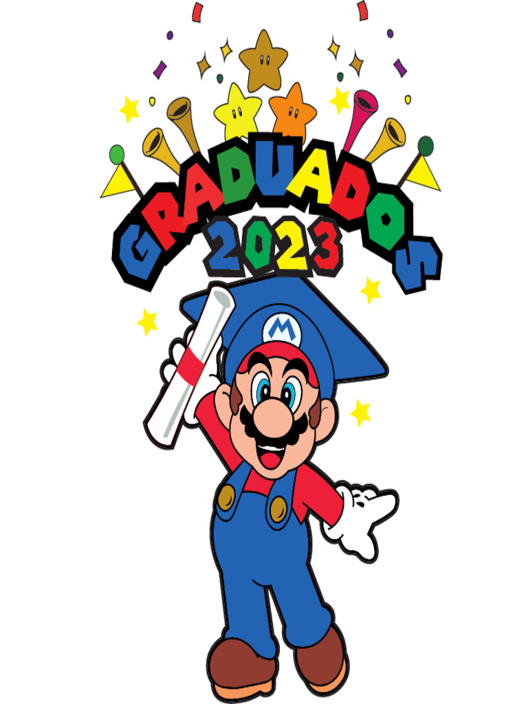 Graduados Super Mario Bros Eps PDF Editable | PDF