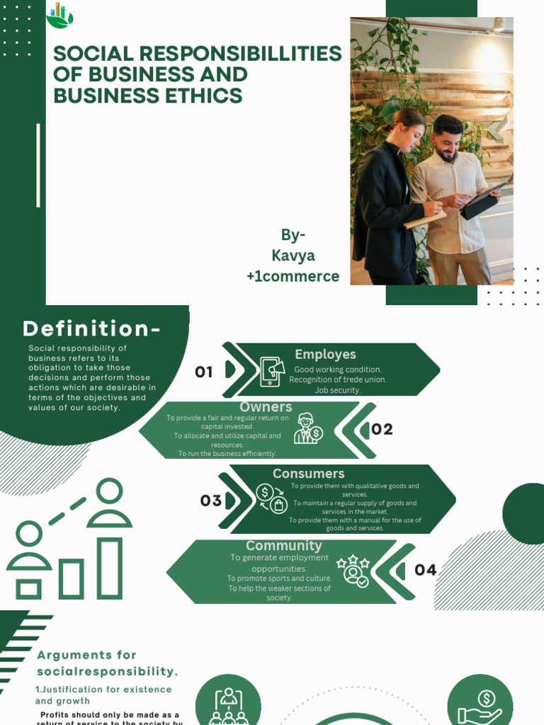 Business Ethics and Social Responsibility | PDF | Corporate Social ...