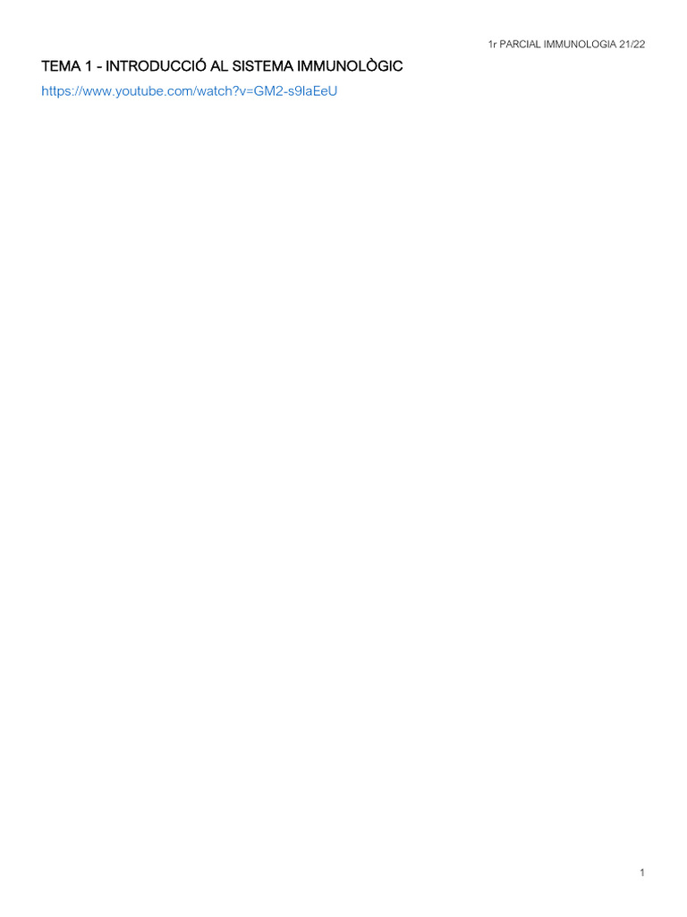 PRIMER PARCIAL IMMUNO Final | PDF