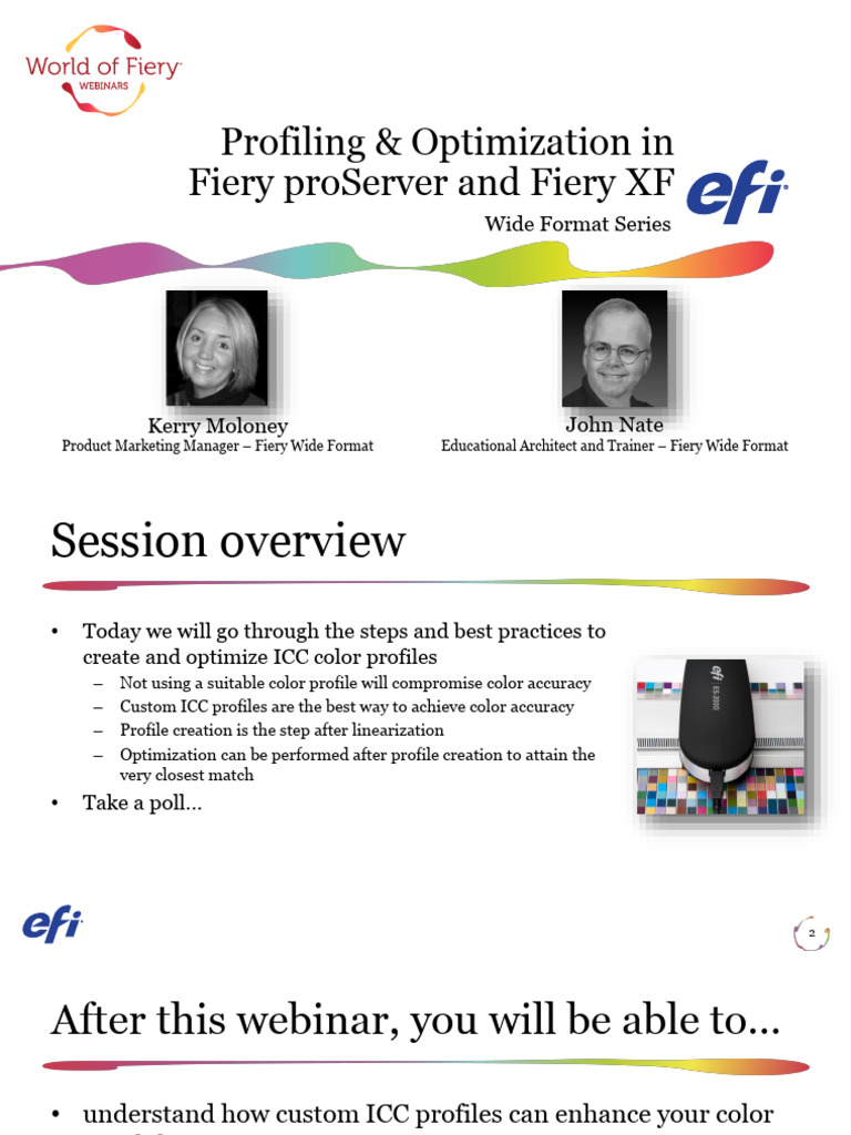 efi_fiery_wof_wf_profiling_optimization_ps_en_us | PDF | Color | Image Processing