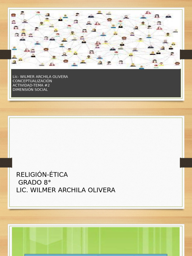 Dimensión Social: Conceptos Clave para Grado 8 | PDF | Dignidad | Sociedad