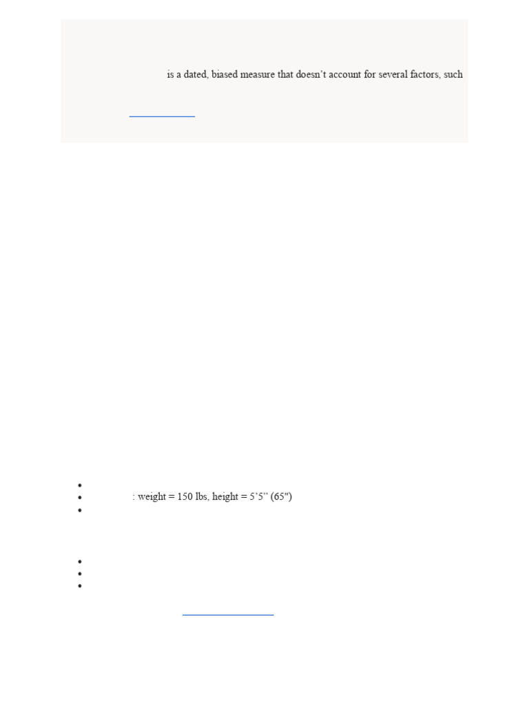 Xi-pe - Lab - Unit -2 - Bmi | PDF | Body Mass Index | Obesity