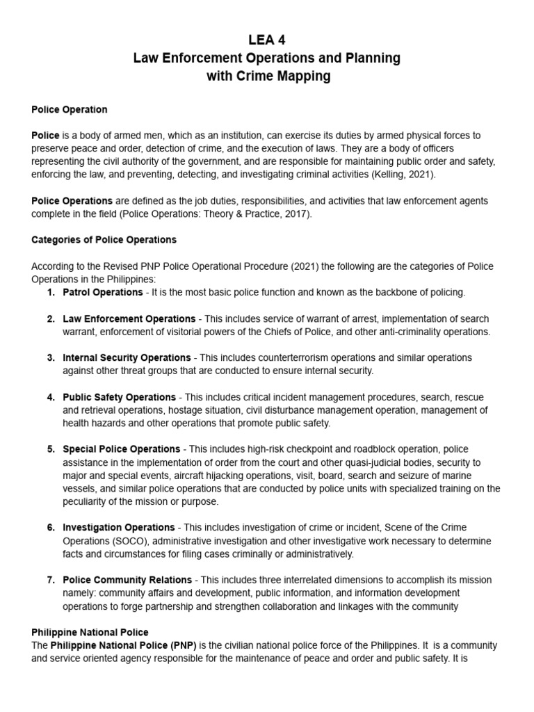 Law Enforcement & Crime Mapping | PDF | Search Warrant | Police