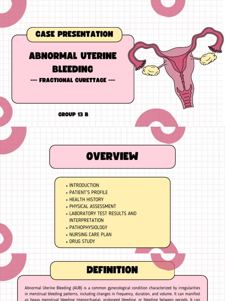Female Reproductive System Biology Presentation in A Pink Bold Style ...