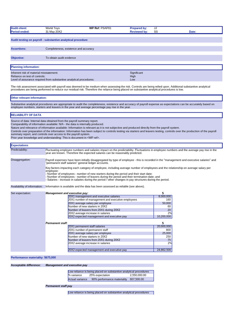 Jamie's Workpaper | PDF | Business