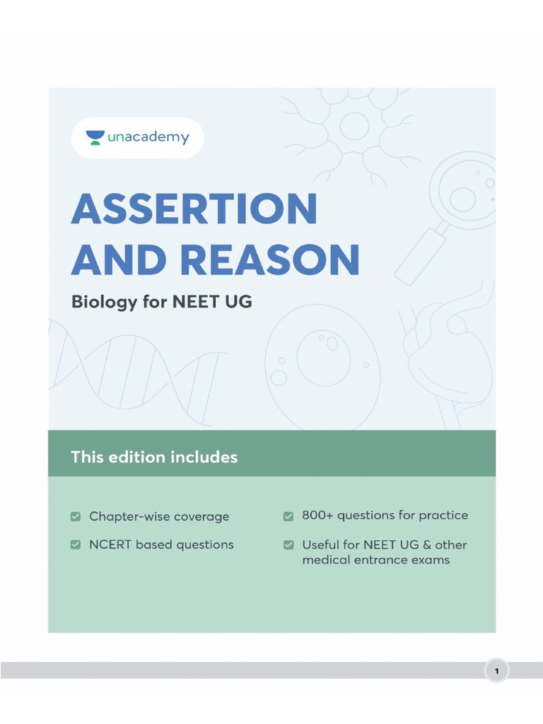 Biology Assertion and Reason | PDF