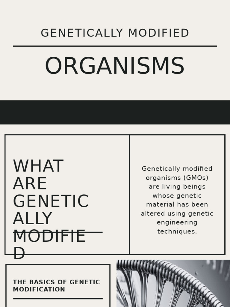 Genetically Modified | PDF