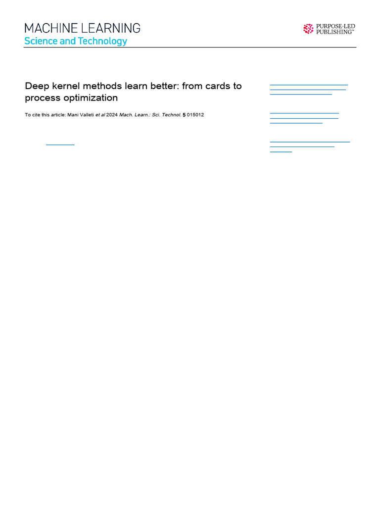 Valleti et al. - 2024 - Deep kernel methods learn better from cards to process optimization ...