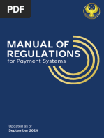 BSP - Manual of Regulations For Payment Systems (2023) | PDF | Payment ...