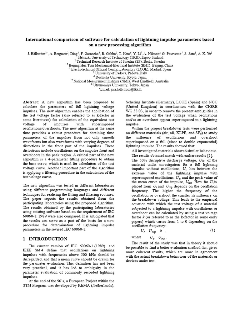 Impulse Fitting Double Exponential | PDF | Telecommunications Engineering | Signal Processing