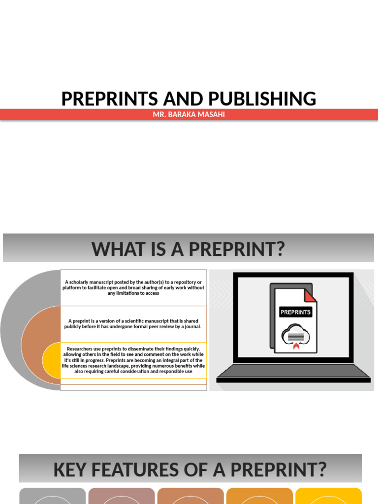 preprints & publications | PDF | Academic Journal | Scholarly Communication