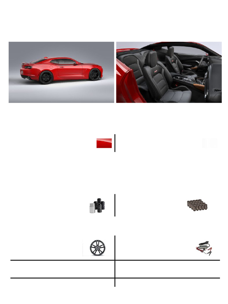 Build Your Own 2021 Camaro - Chevrolet-Fleet | PDF | Airbag | Land Vehicles