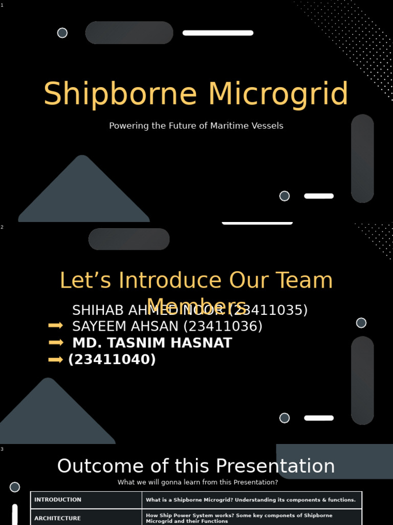Shipborne Microgrid: Future of Maritime Power | PDF | Distributed ...