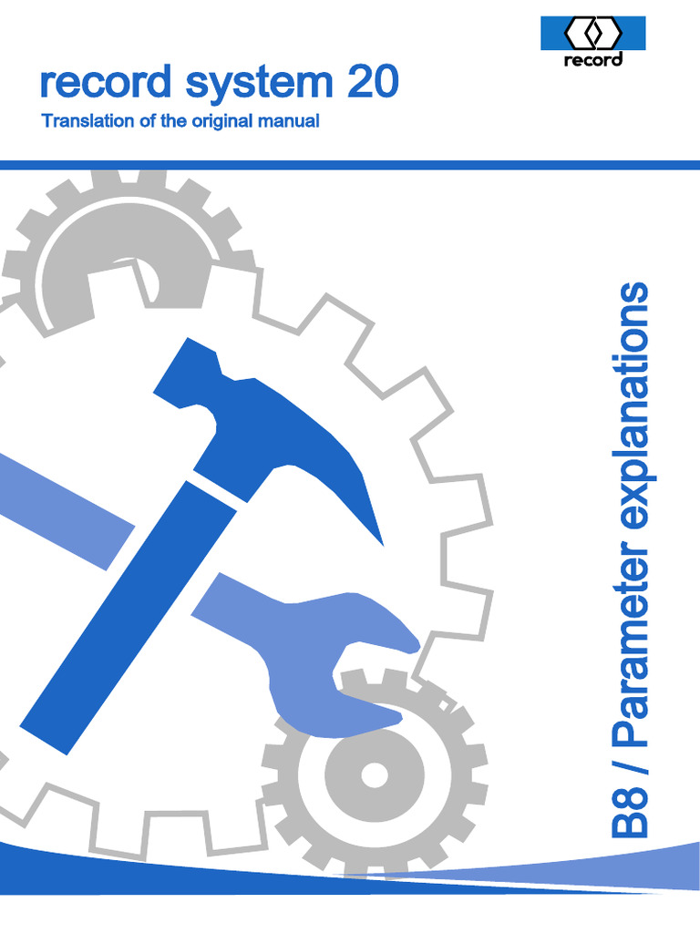 recordsystem20B8ParametersExplained | PDF | Parameter (Computer Programming) | Door