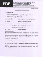 VIT Vellore Library Access Guidelines | PDF