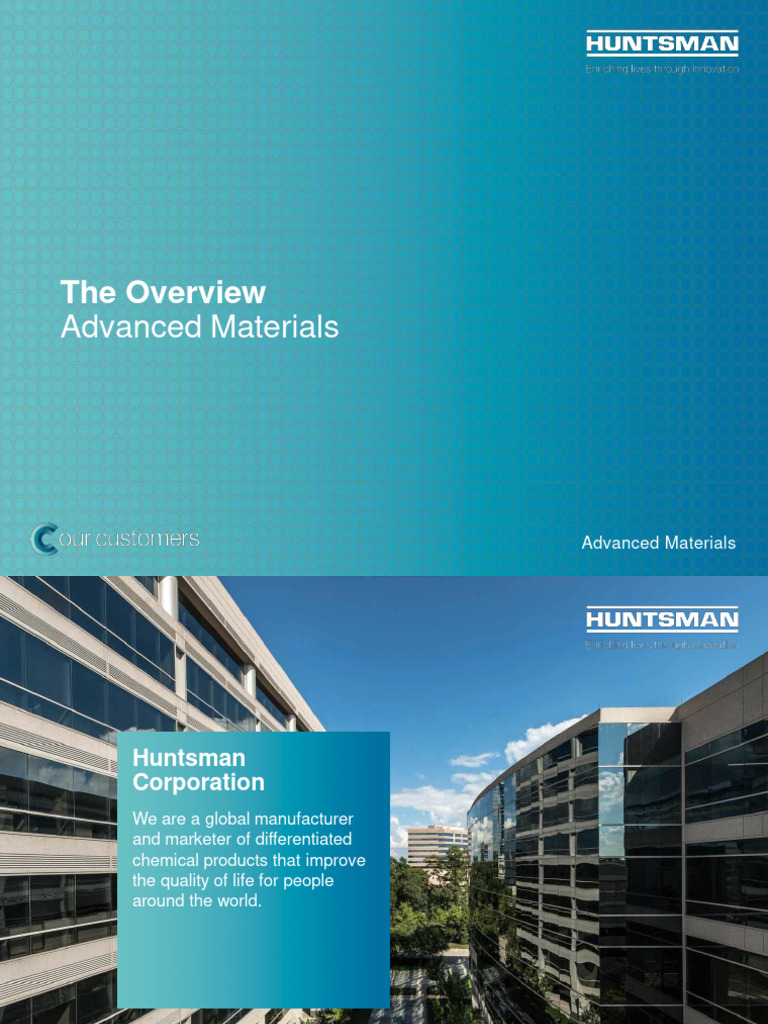 Huntsman Advanced Materials | PDF | Adhesive | Materials Science