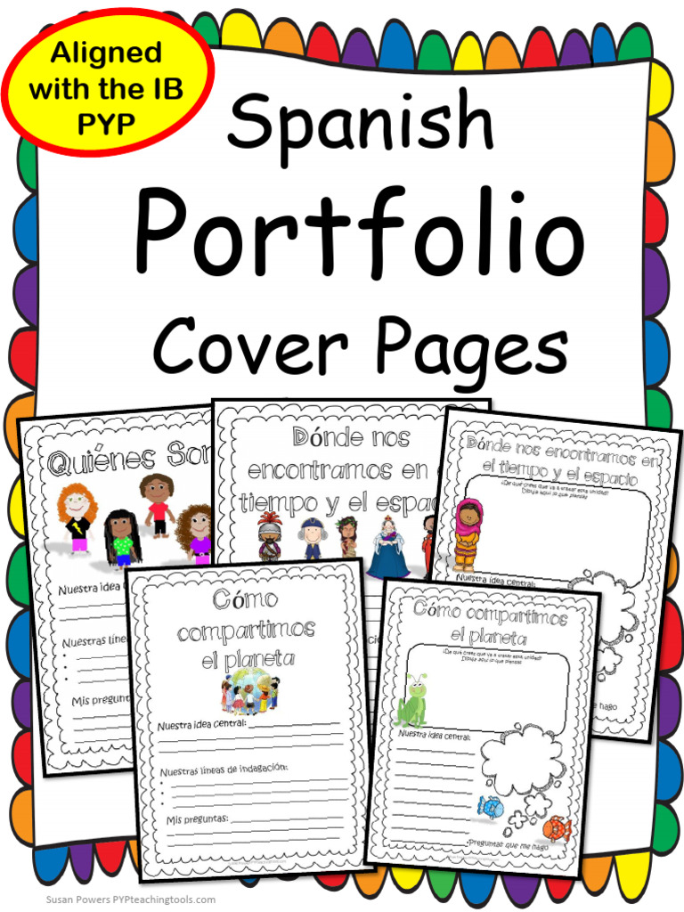 Portfolio: Spanish Cover Pages | PDF | Human Communication | Learning