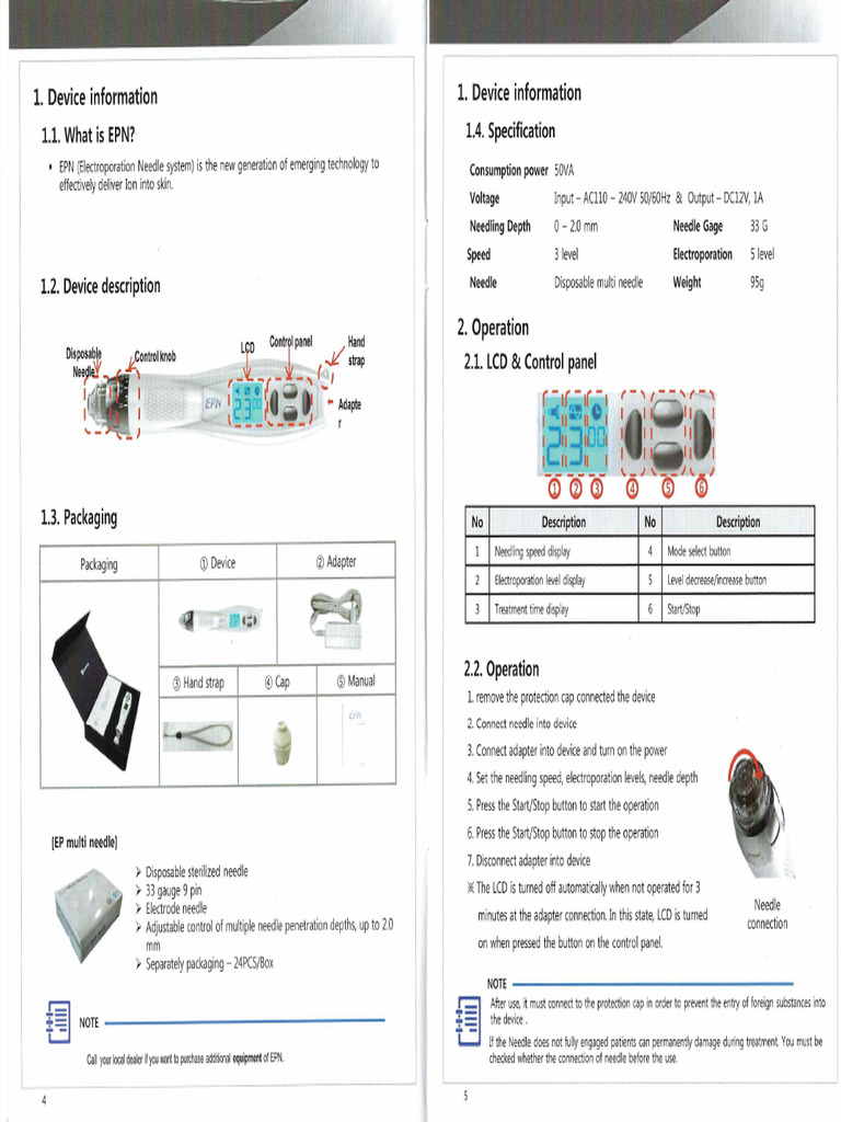 EPN - UsesManual - EN | PDF