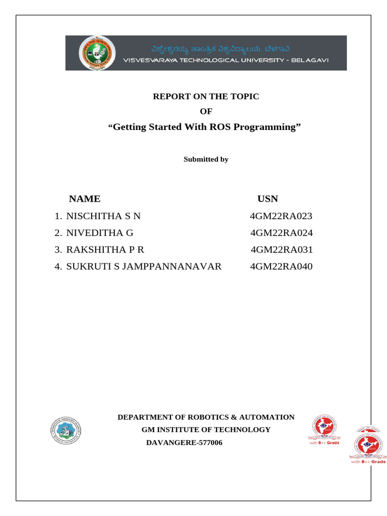 ROS sseminar | PDF | Callback (Computer Programming) | Software Development