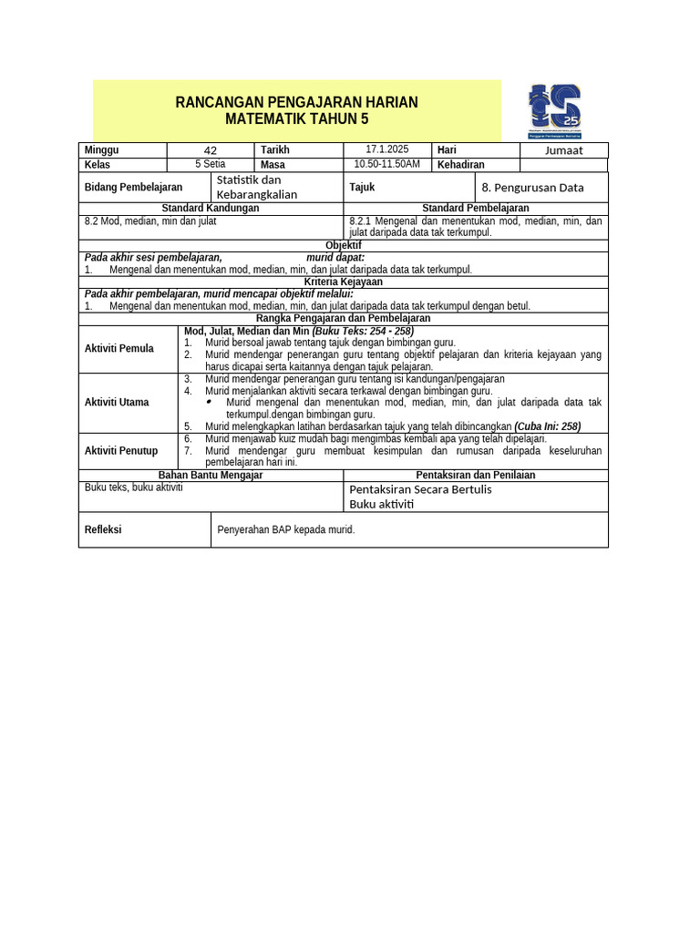 Jumaat 17.1.2025 M42 | PDF