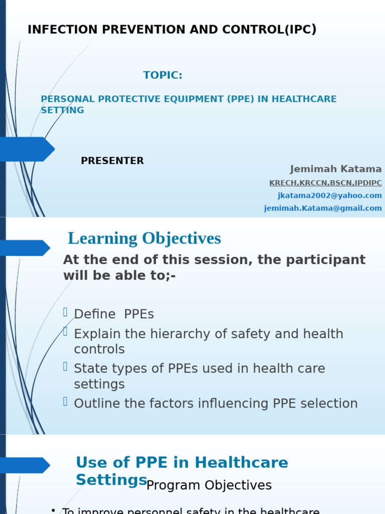 Personal Protective Equipment - PPE | PDF | Personal Protective ...