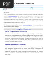 Secondary School Profile Template 2024-2025 | PDF