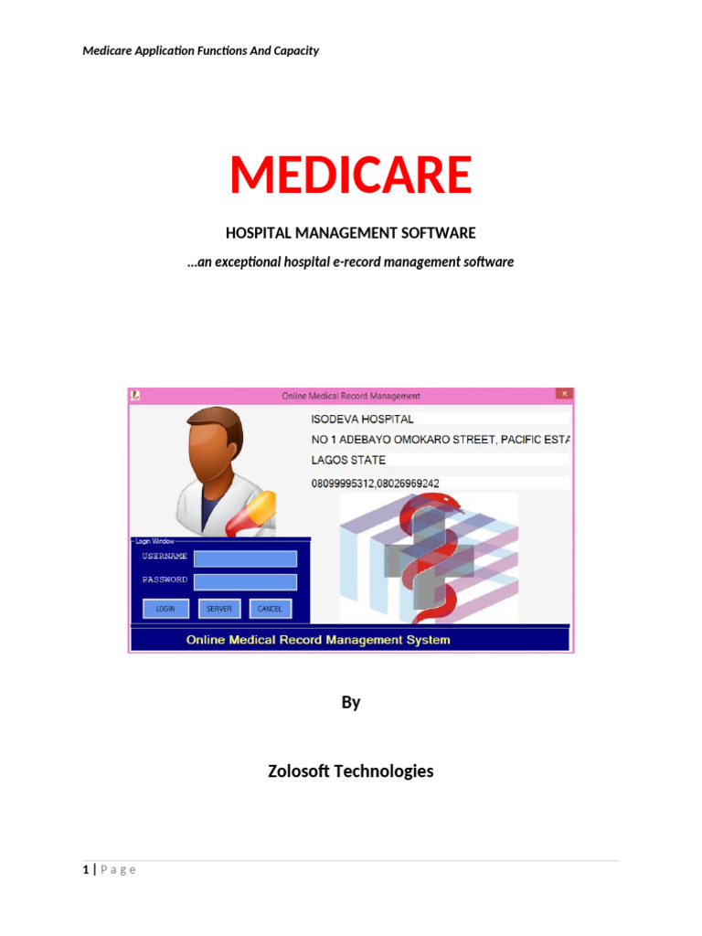 Hospital Management Software Guide | PDF | Hospital | Medicare (United ...