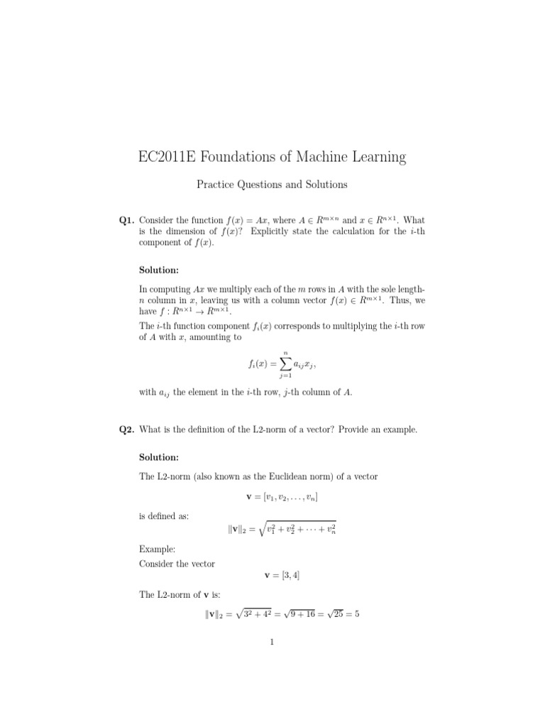 EC2011E - Practice Sheet Q A | PDF | Mathematical Optimization | Norm (Mathematics)