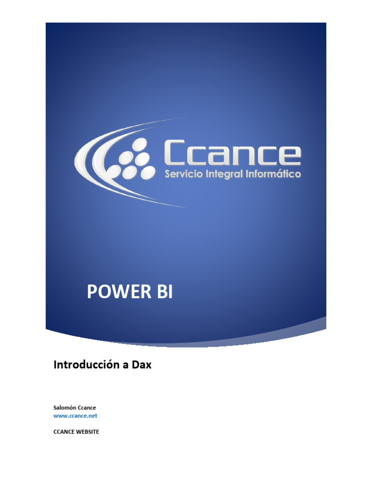 Power Bi DAX | PDF