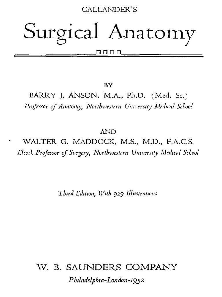 2015 142659 Callanders-Surgical-Anatomy | PDF