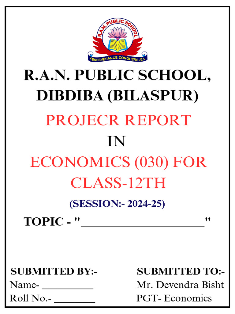 CLASS-12th ECONOMICS. - 20241124 - 222756 - 0000 | PDF