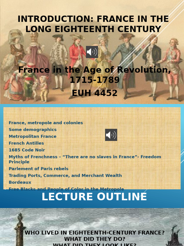 Introduction. France in The Long Eighteenth Century | PDF | Slavery ...